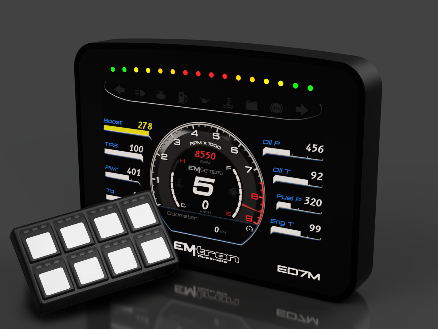 Emtron ED7M and 8 Button Keypad – Emtron Australia Pty Ltd