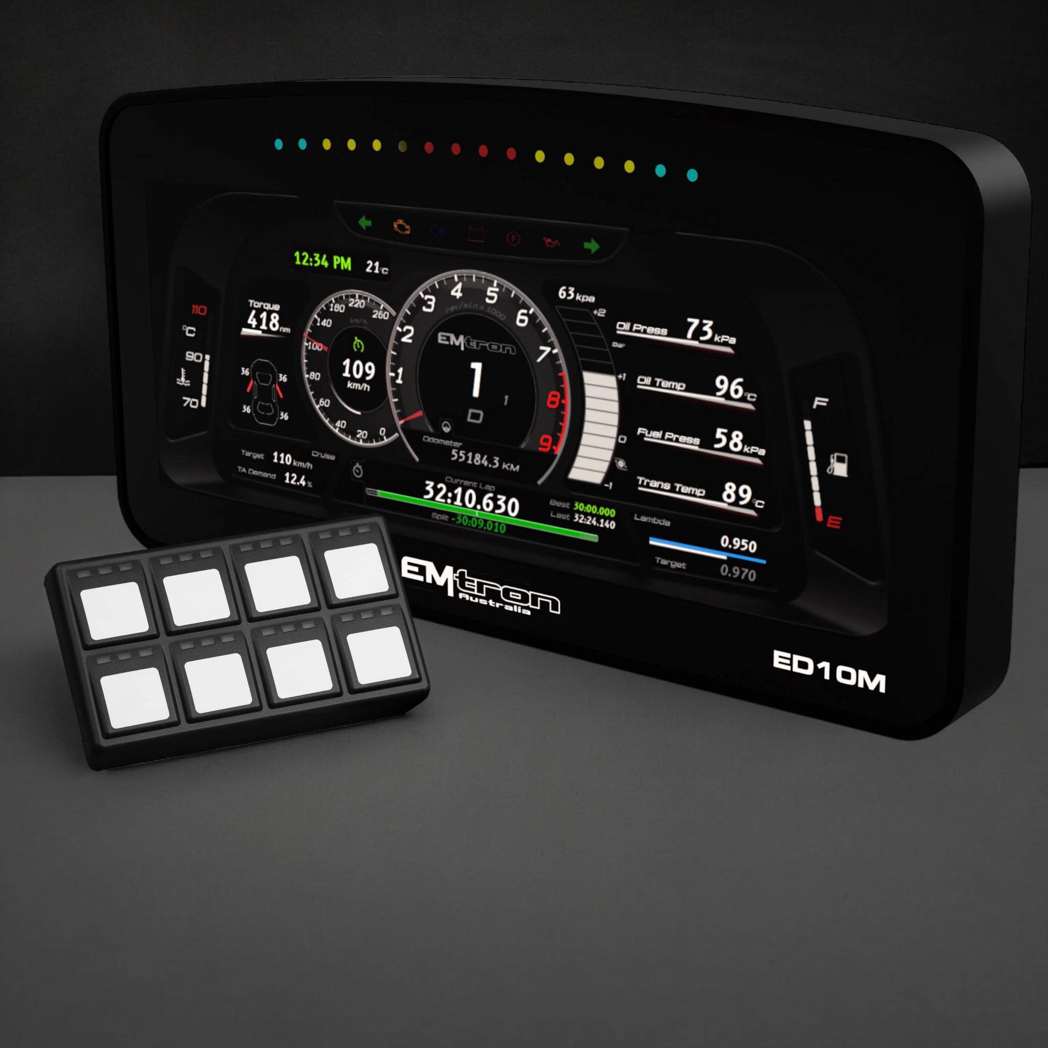 Emtron ED10M and 8 Button Keypad – Emtron Australia Pty Ltd